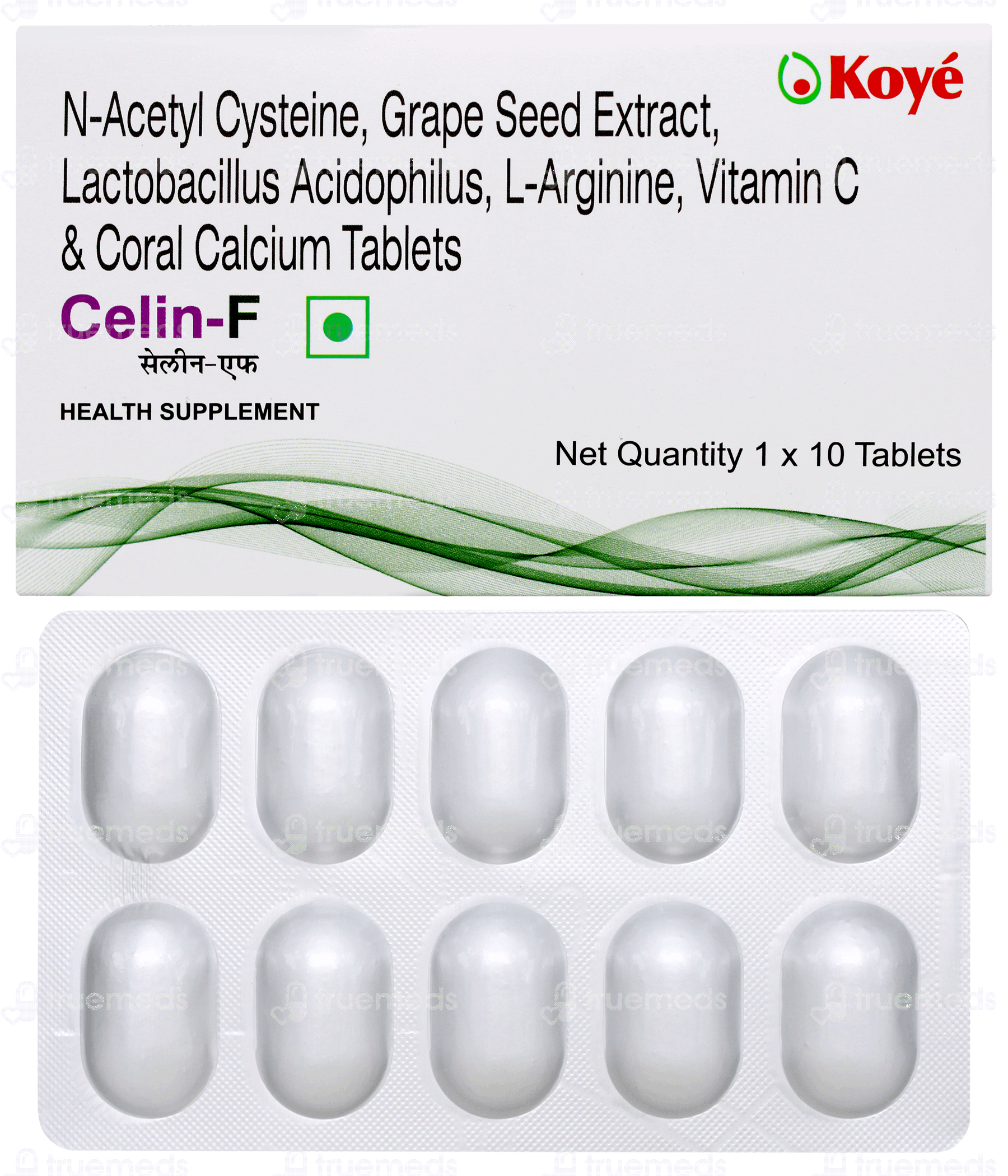 Celin F Tablet 10 - Uses, Side Effects, Dosage, Price | Truemeds