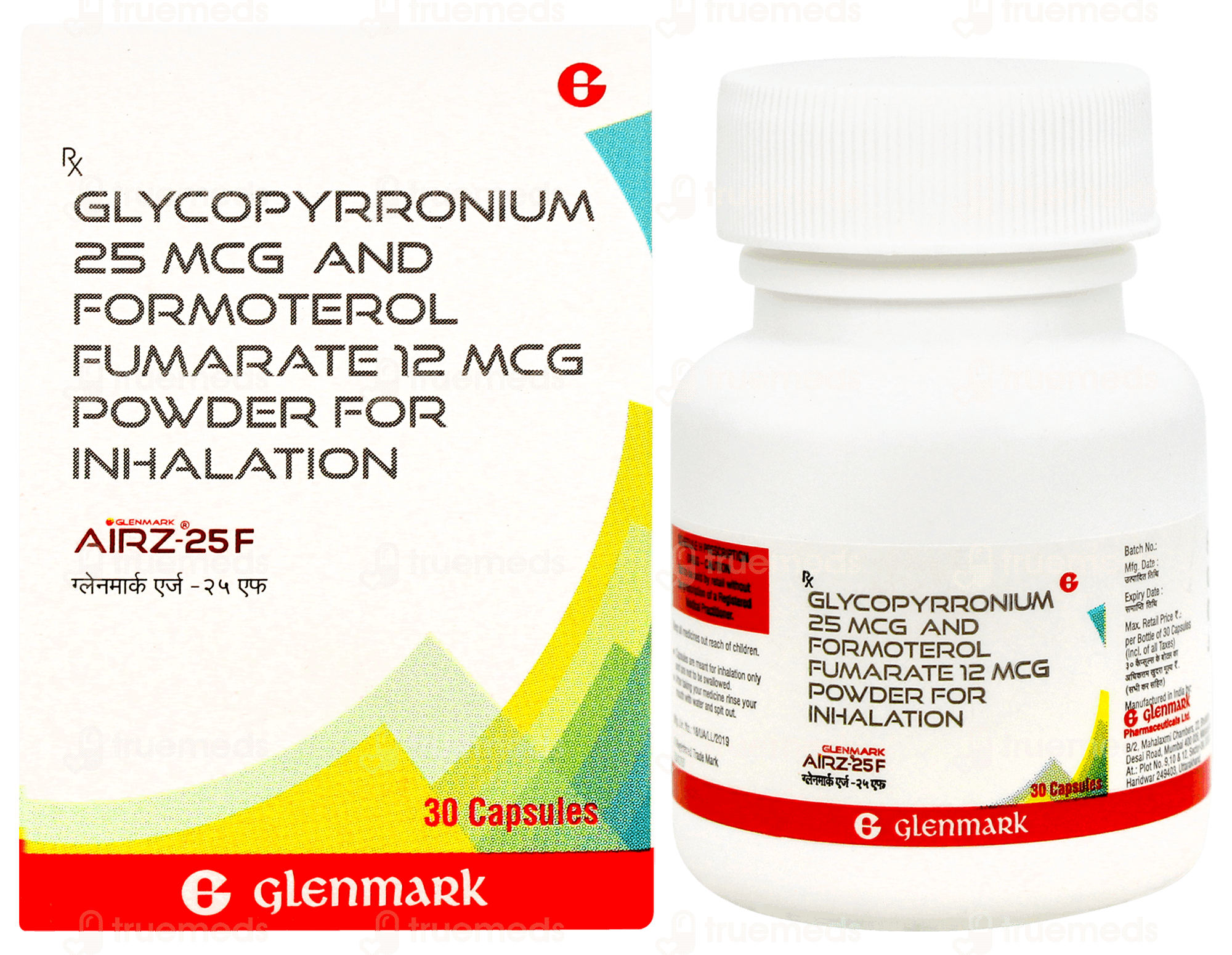 Airz 25 F Capsule 30 - Uses, Side Effects, Dosage, Price | Truemeds