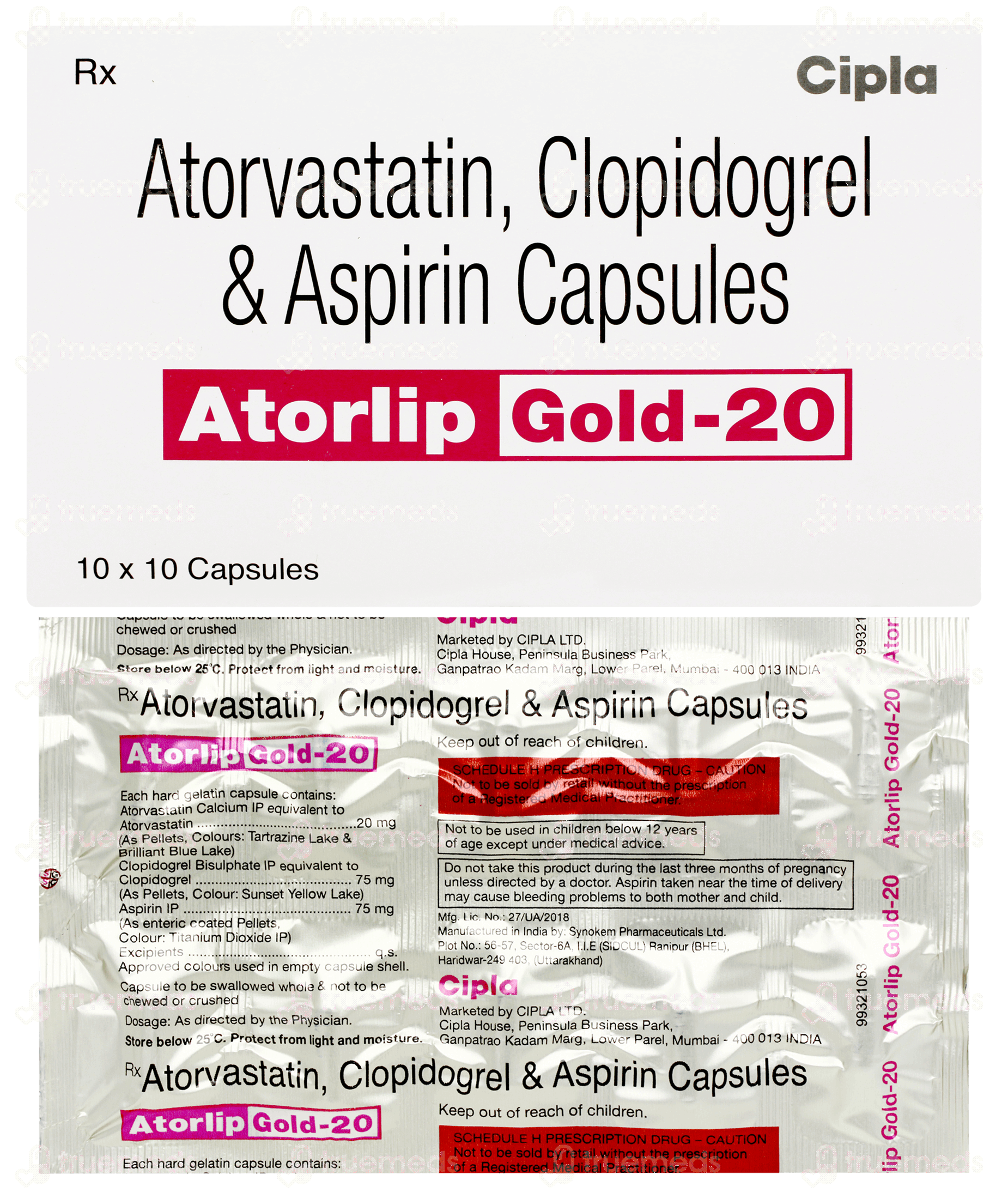 Atorlip Gold 75/20/75 MG | Order Atorlip Gold 75/20/75 MG Capsule ...
