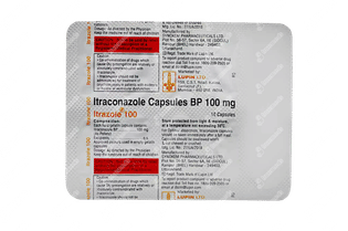 Itrazole 100 Mg Capsule 10 - Uses, Side Effects, Dosage, Price | Truemeds