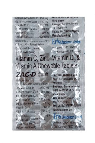 Zac D | Order Zac D Tablet Online at Truemeds
