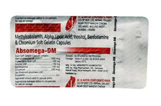 Absolut DM Capsule: Uses, Side Effects, Price & Substitutes