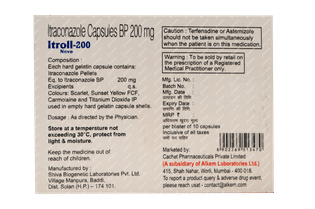 Itroll Novo 200 Capsule 10: Uses, Side Effects, Price & Substitutes