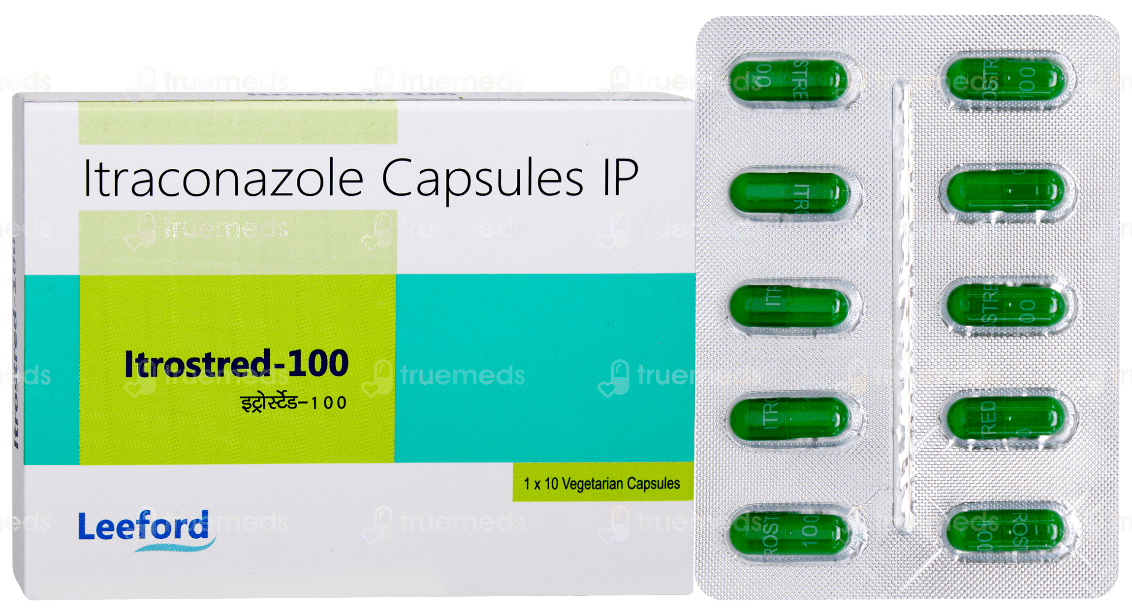 Itrostred 100 Mg Capsule 10 - Uses, Side Effects, Dosage, Price | Truemeds