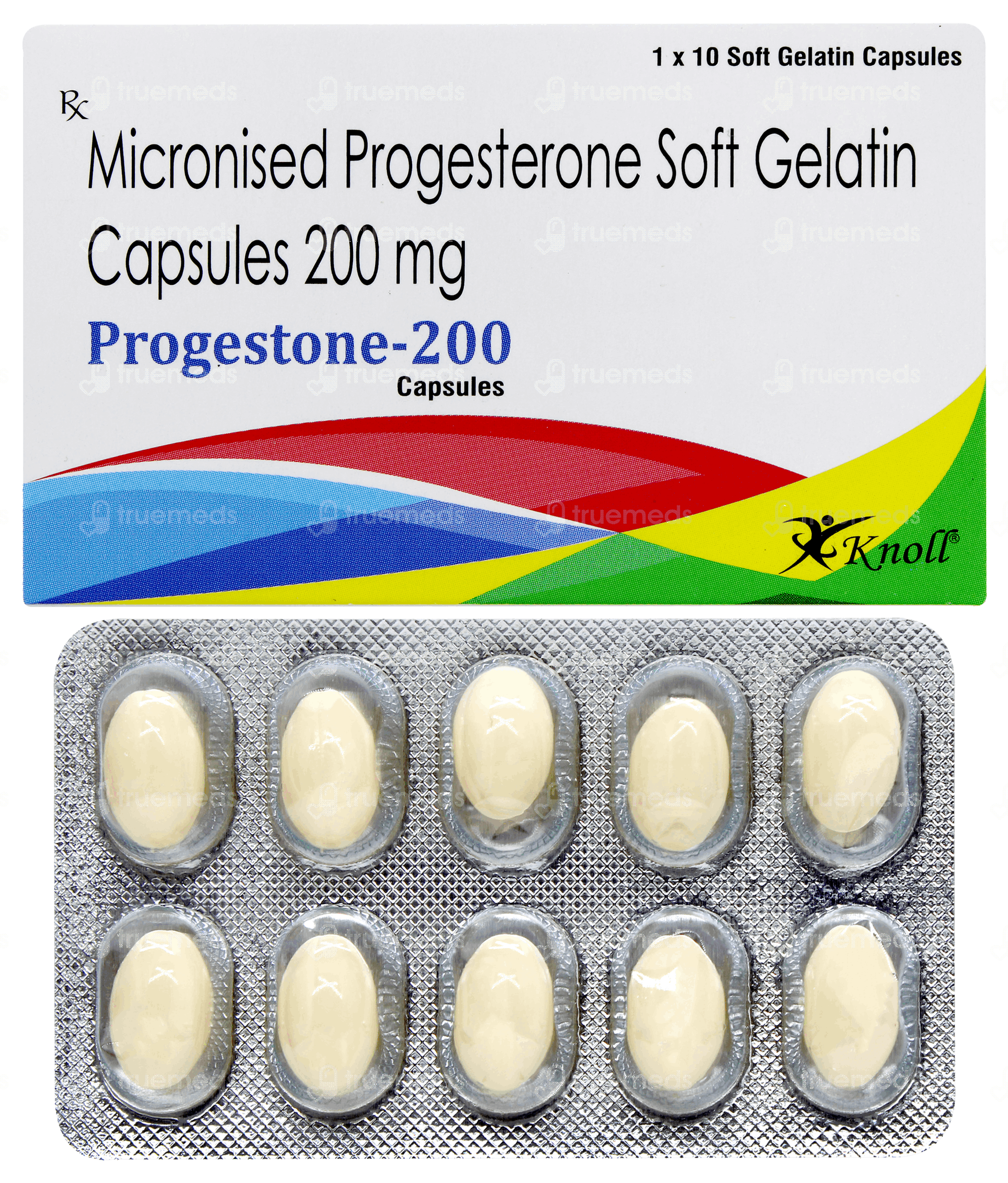 Progestone 200 Mg Capsule 10 - Uses, Side Effects, Dosage, Price | Truemeds
