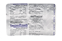 Snezee Breath Capsule 10 - Uses, Side Effects, Dosage, Price | Truemeds