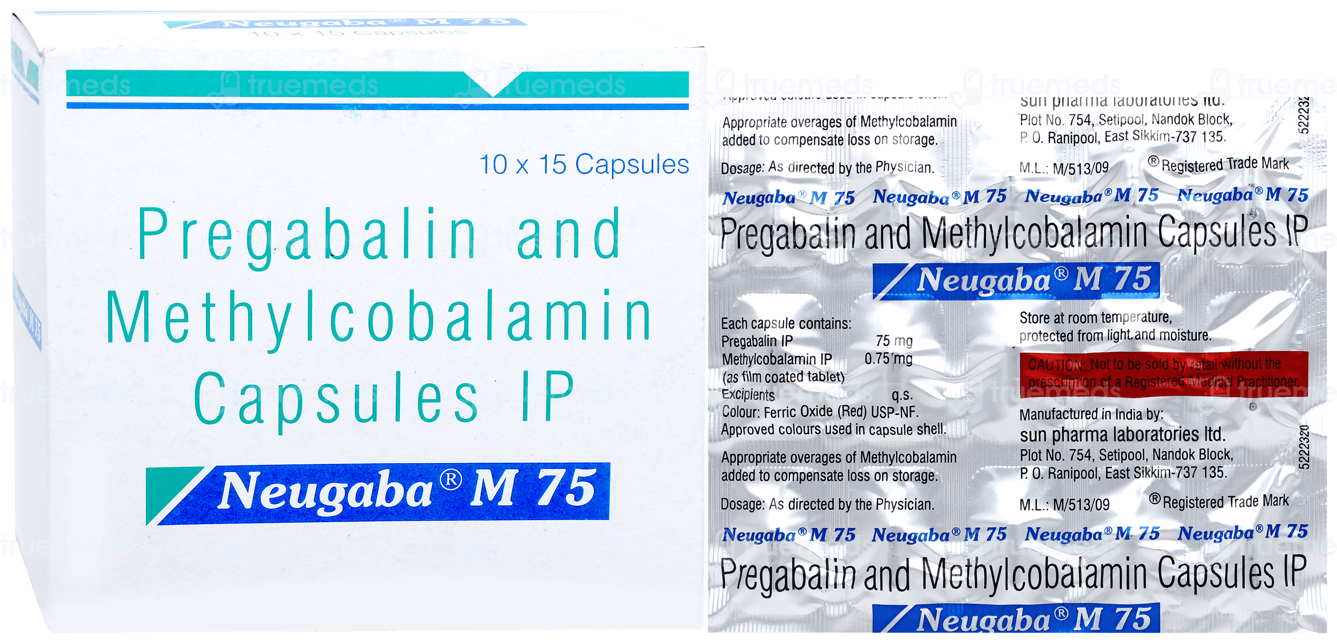 Neugaba M 75 Capsule: Uses, Side Effects, Price & Substitutes