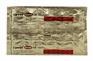 Lipvas Gold 751075 Mg Capsule 10 - Uses, Side Effects, Dosage, Price ...