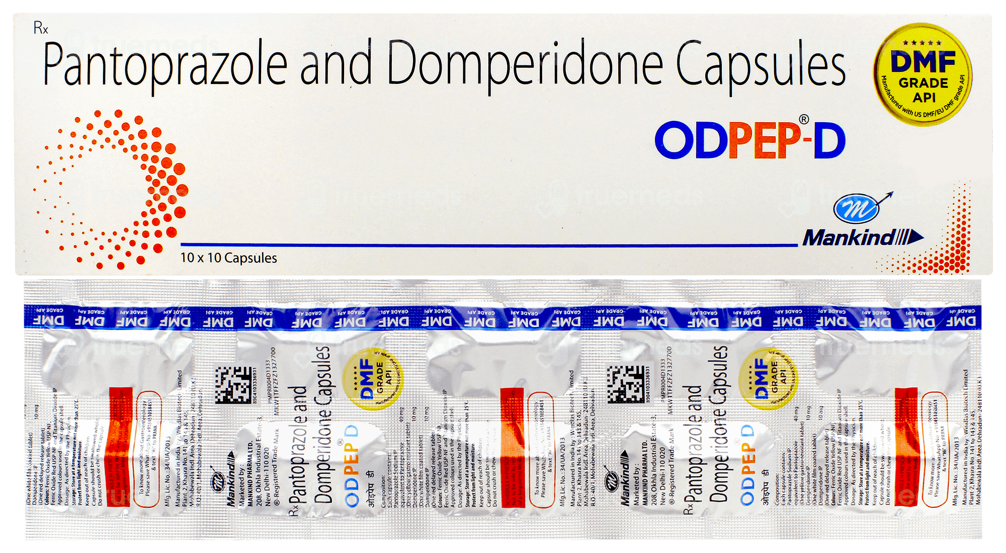 Odpep D 4010 Mg Capsule 10 - Uses, Side Effects, Dosage, Price | Truemeds