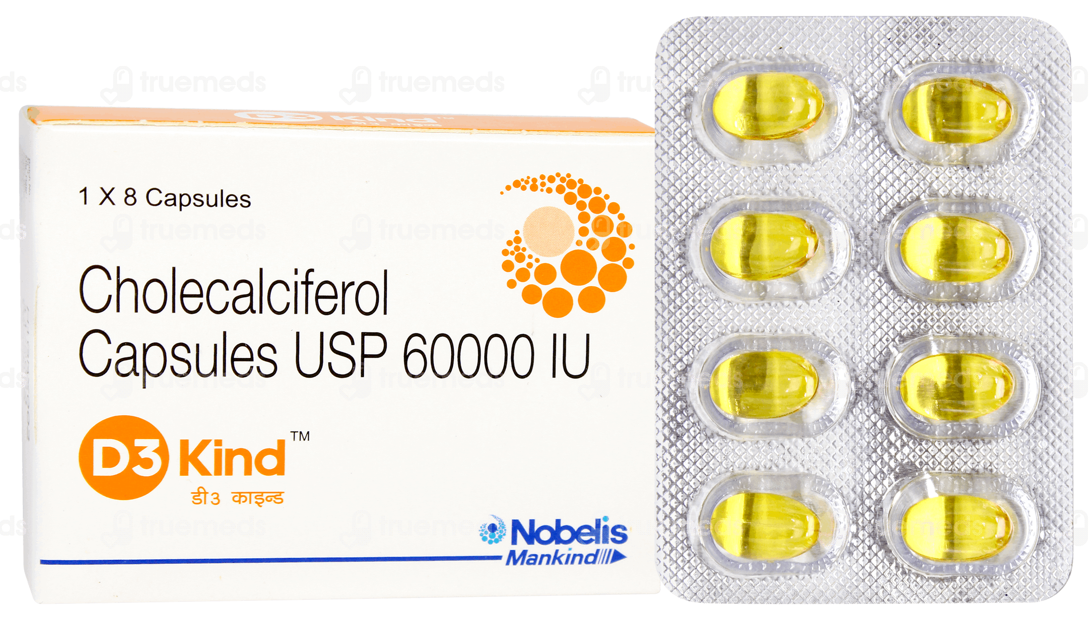 D3 Kind Capsule 8: Uses, Side Effects, Price & Substitutes