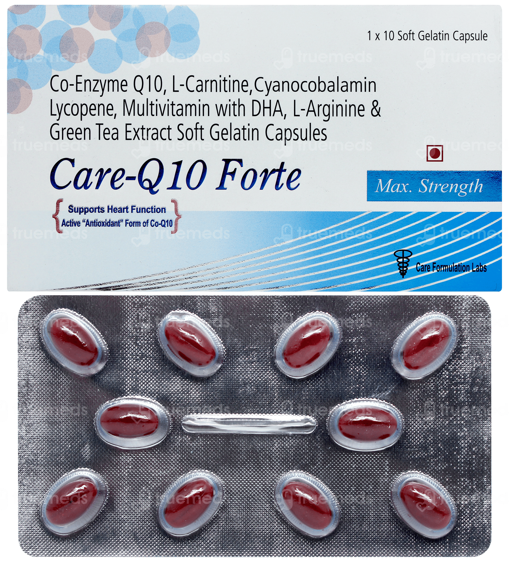 Care Q10 Forte Capsule 10 - Uses, Side Effects, Dosage, Price | Truemeds