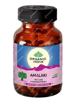 Organic India Amalaki Capsule 60 - Uses, Side Effects, Dosage, Price | Truemeds