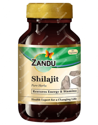 Zandu Shilajit Capsule 60 - Uses, Side Effects, Dosage, Price | Truemeds