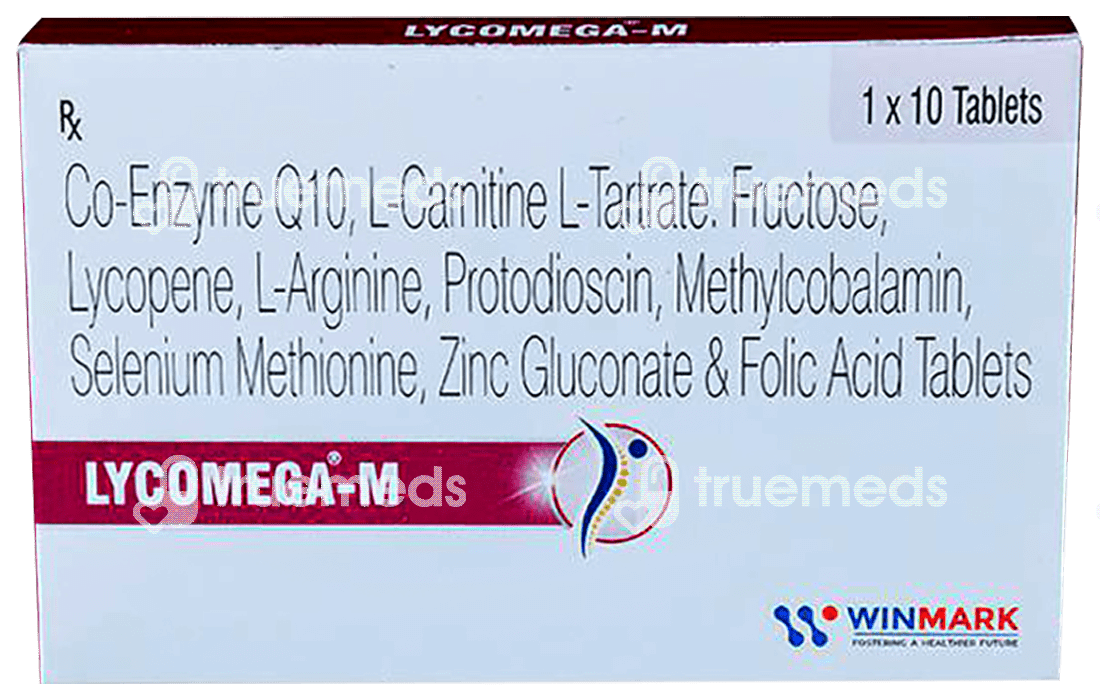 Lycomega M Tablet 10 - Uses, Side Effects, Dosage, Price | Truemeds