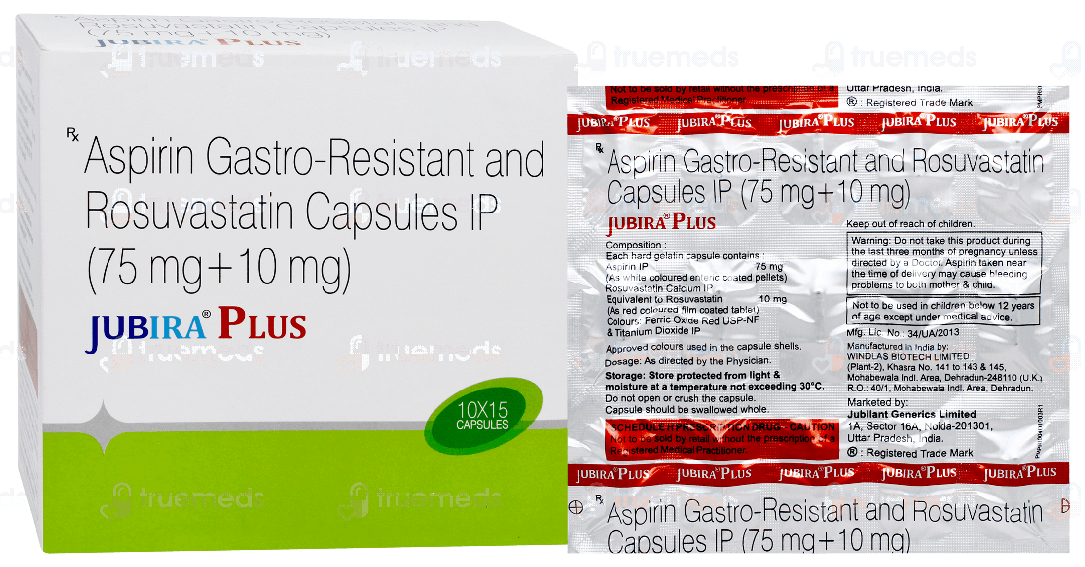 Jubira Plus Capsule 15: Uses, Side Effects, Price & Substitutes