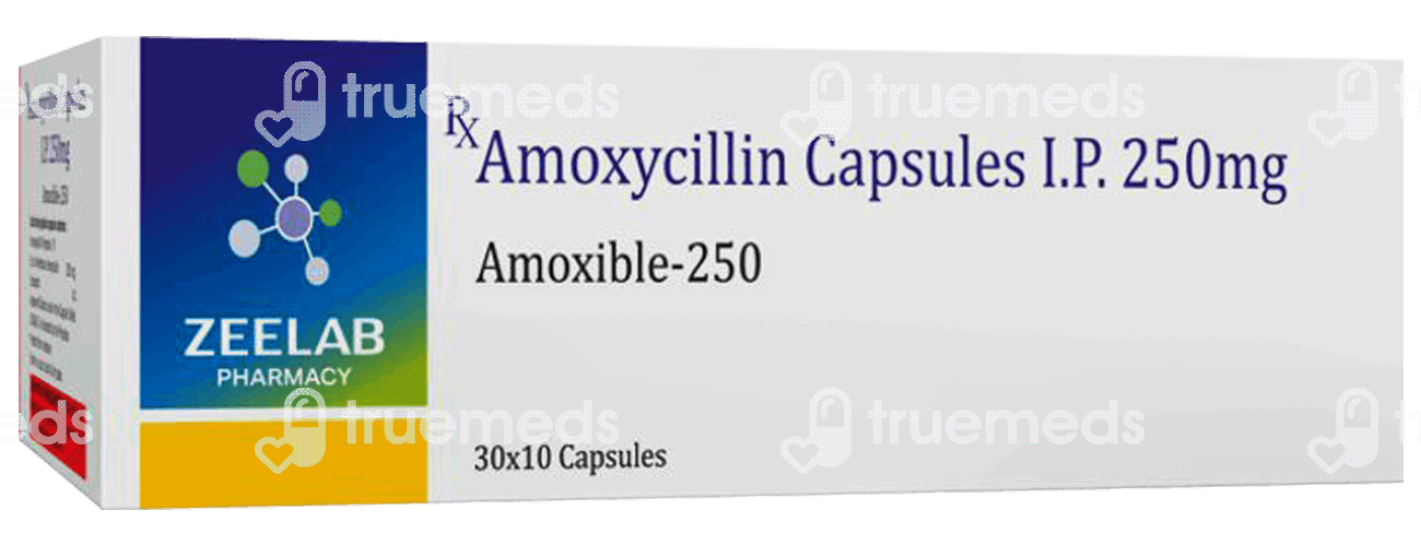Amoxible 250 Capsule 10: Uses, Side Effects, Price & Substitutes