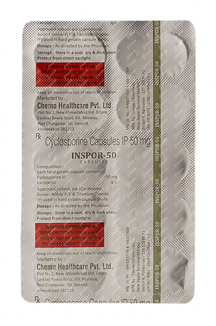 Inspor 50 MG | Order Inspor 50 MG Capsule Online at Truemeds
