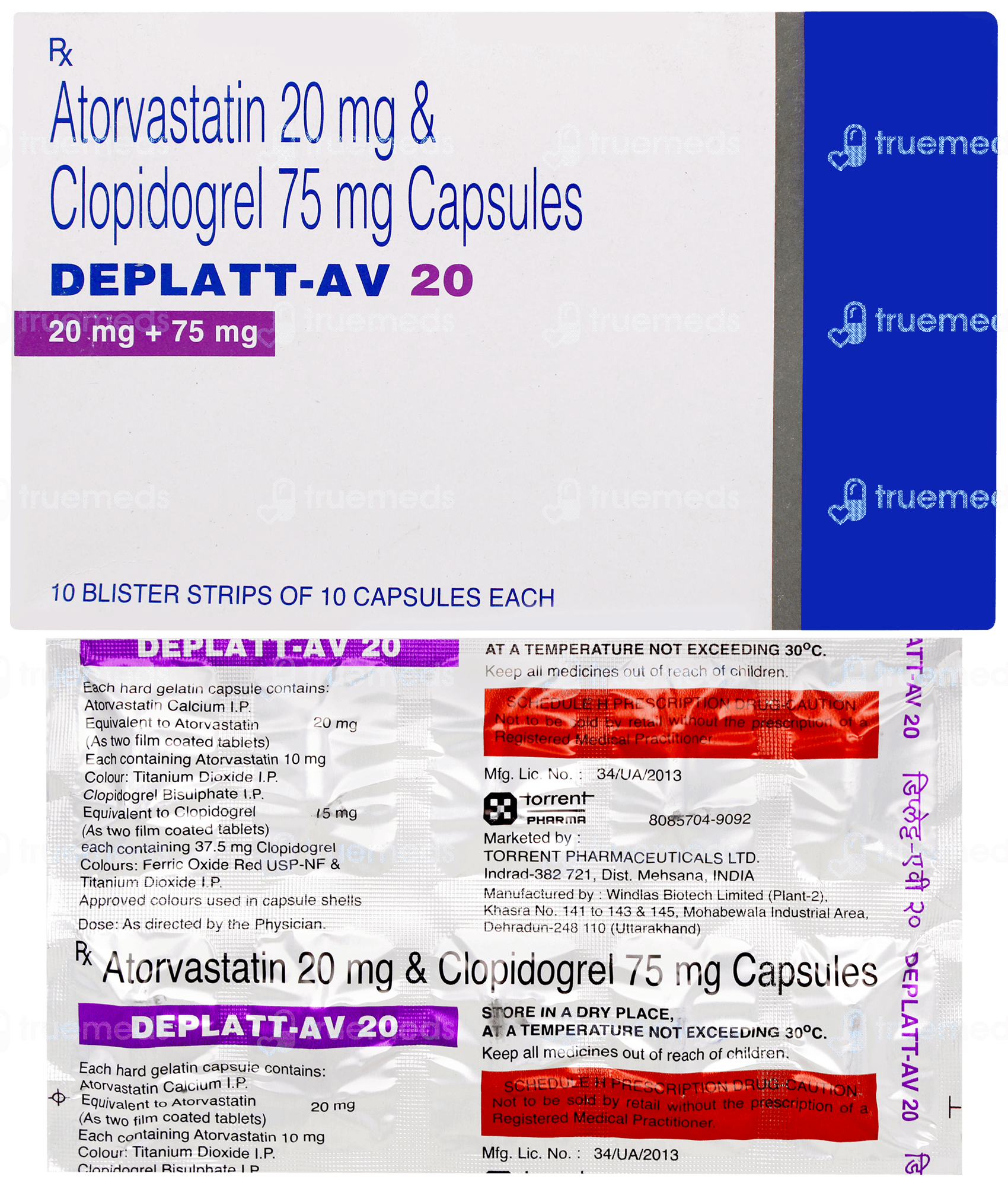 Deplatt Av 20/75 MG | Order Deplatt Av 20/75 MG Capsule Online at Truemeds