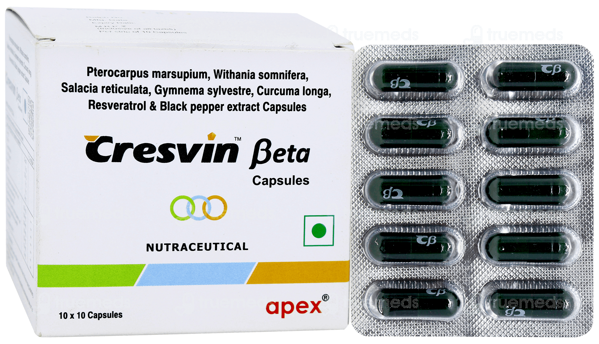 Cresvin Beta Capsule 10 - Uses, Side Effects, Dosage, Price | Truemeds