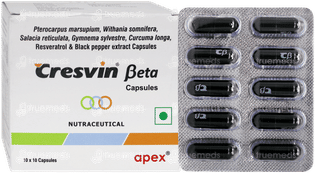 Cresvin Beta Capsule 10 - Uses, Side Effects, Dosage, Price | Truemeds