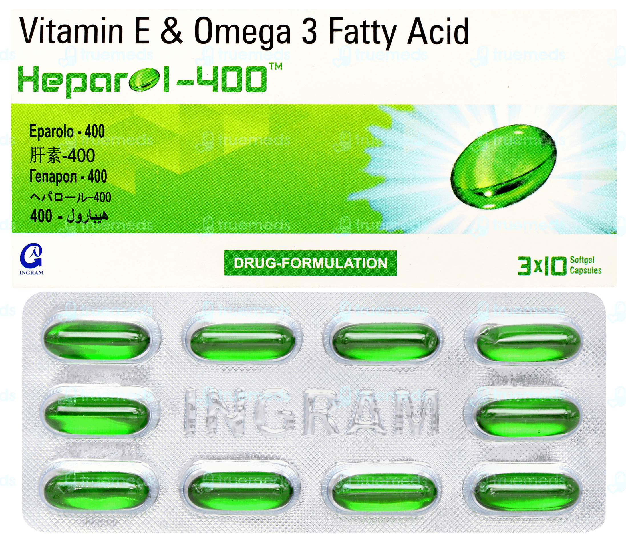 Heparol 400 Capsule 10 - Uses, Side Effects, Dosage, Price | Truemeds