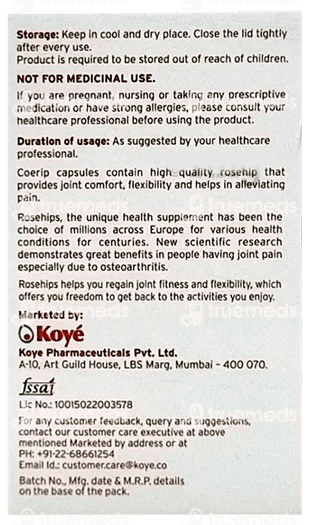 Coerip 750 Mg Capsule 30 - Uses, Side Effects, Dosage, Price | Truemeds