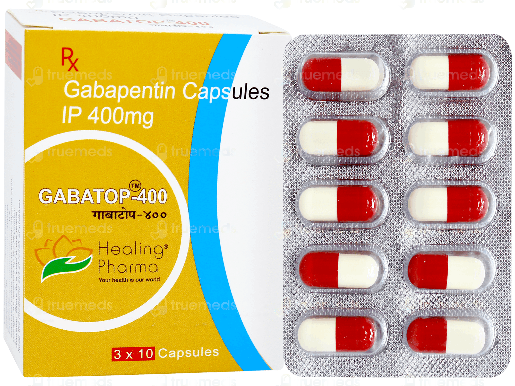 Gabatop 400 Mg Capsule 10 - Uses, Side Effects, Dosage, Price | Truemeds