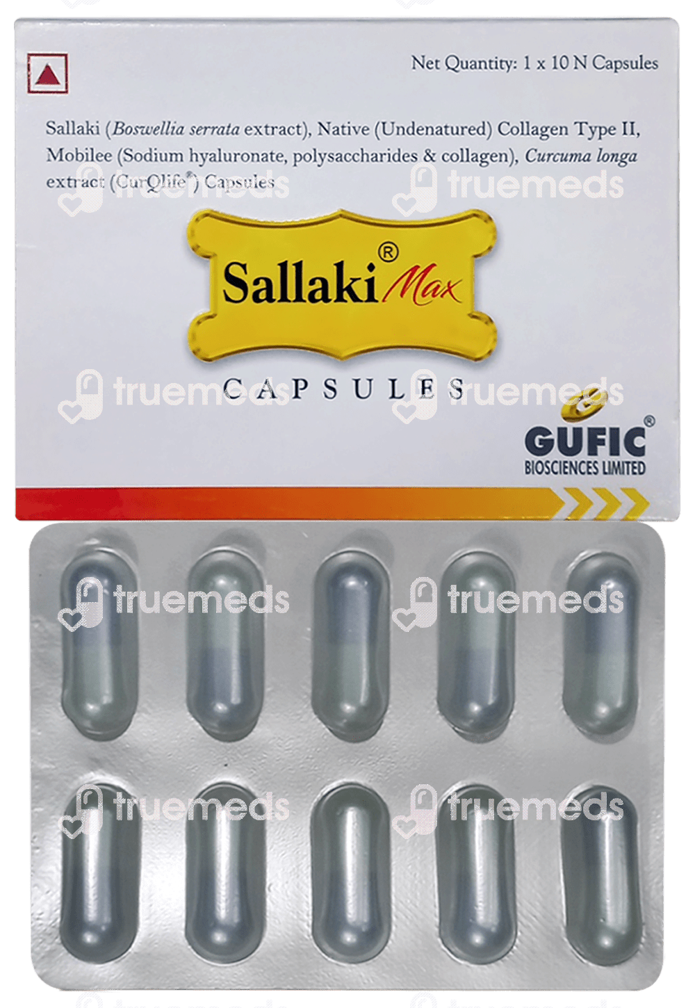 Sallaki Max Capsule 10 - Uses, Side Effects, Dosage, Price | Truemeds
