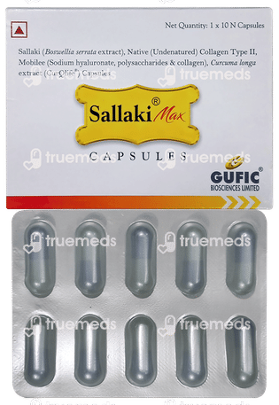 Sallaki Max Capsule 10 - Uses, Side Effects, Dosage, Price | Truemeds