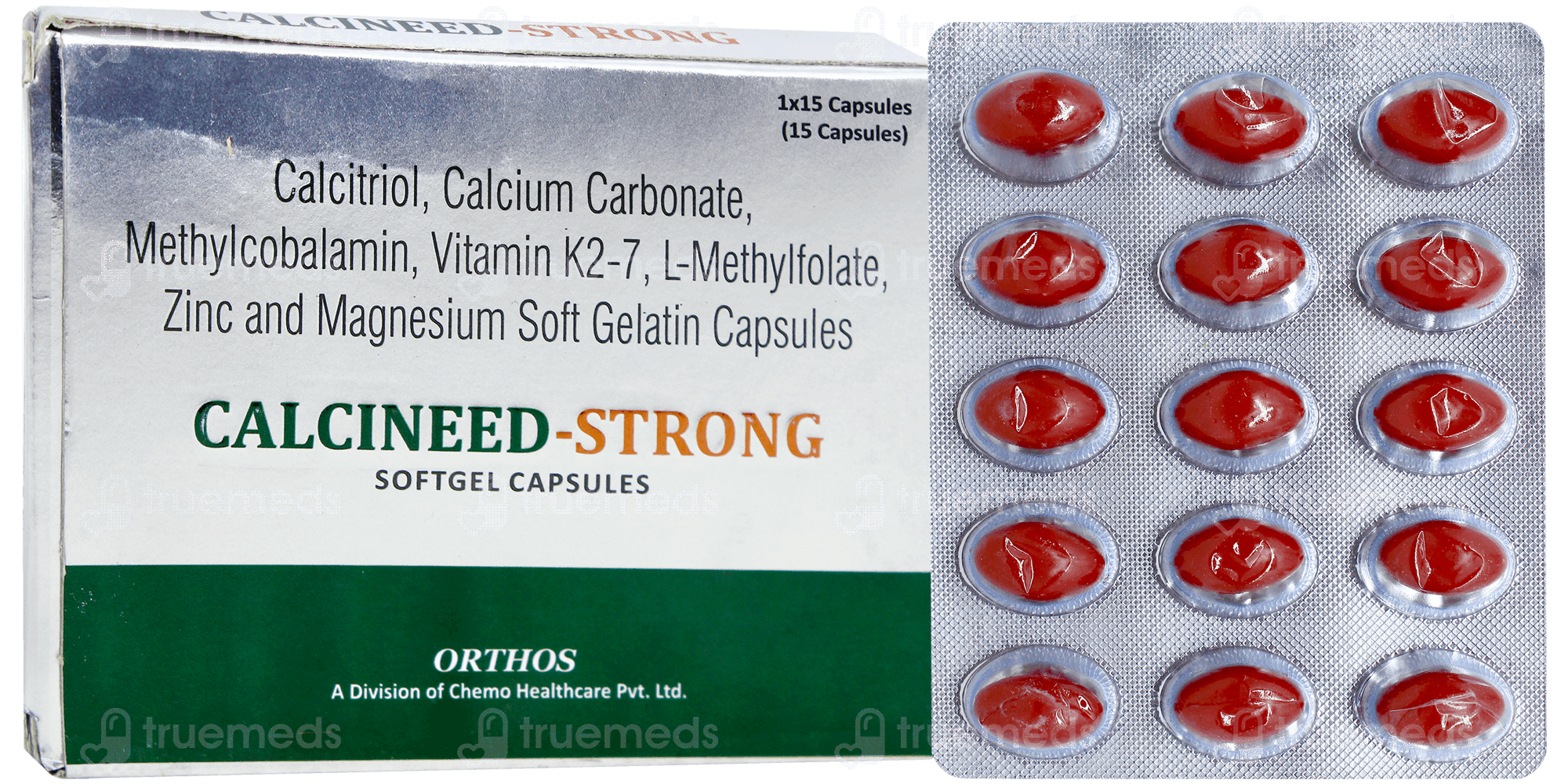 Calcineed Strong Capsule 15 - Uses, Side Effects, Dosage, Price | Truemeds