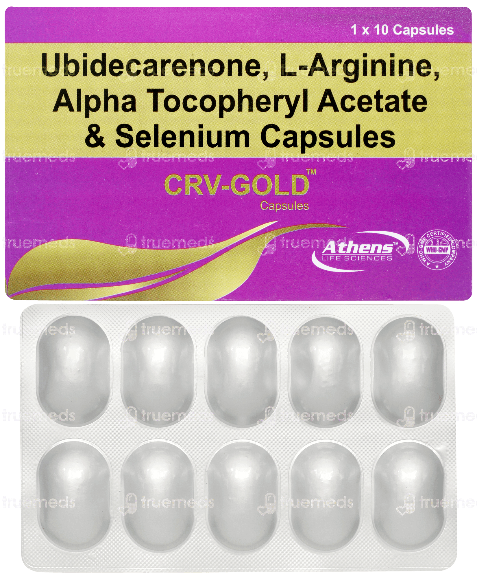 Crv Gold Capsule 10 - Uses, Side Effects, Dosage, Price | Truemeds