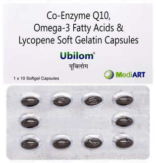 Ubilom Capsule 10 - Uses, Side Effects, Dosage, Price | Truemeds