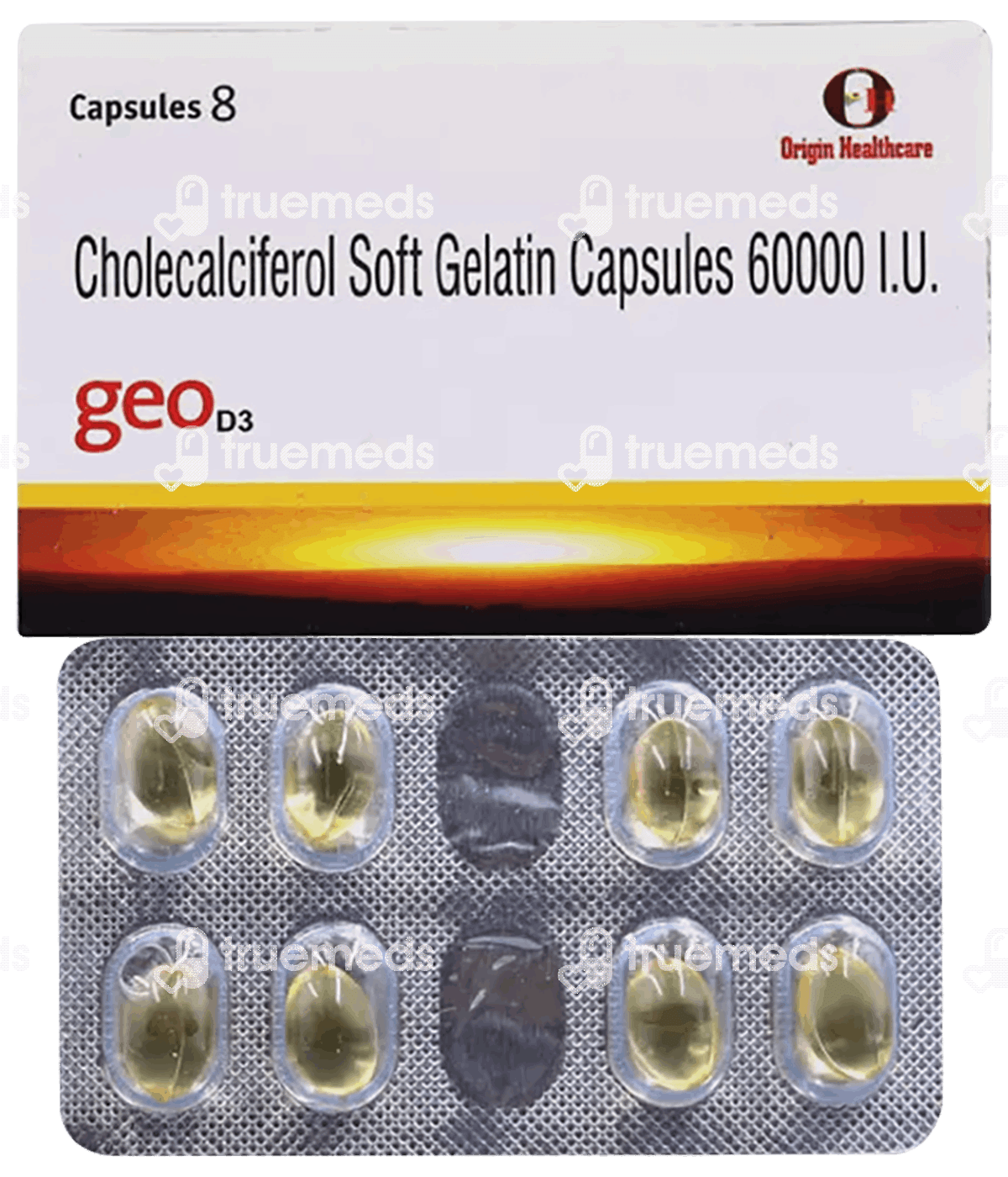 Geo D3 60000 Iu Capsule 8 - Uses, Side Effects, Dosage, Price | Truemeds