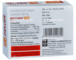 Nintabid 150 Mg Capsule 10 - Uses, Side Effects, Dosage, Price | Truemeds