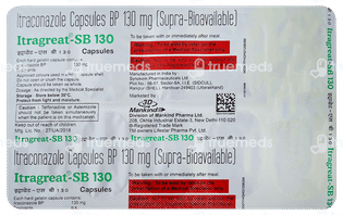 Itragreat Sb 130 MG | Order Itragreat Sb 130 MG Capsule Online at Truemeds