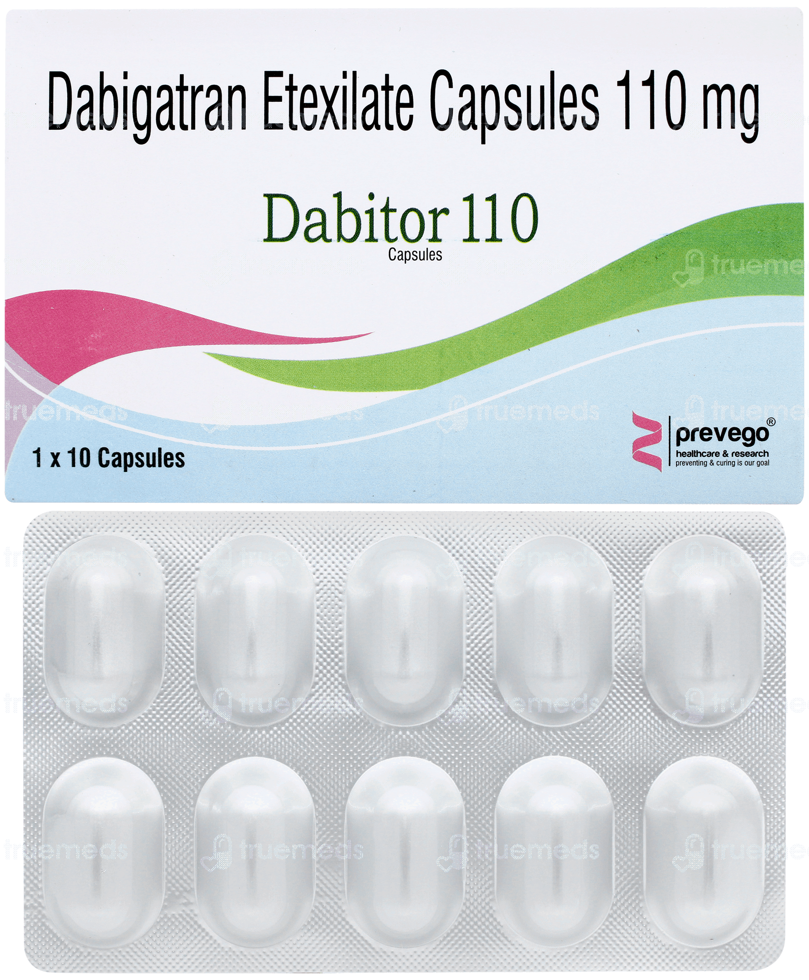 Dabitor 110 Mg Capsule 10 - Uses, Side Effects, Dosage, Price | Truemeds