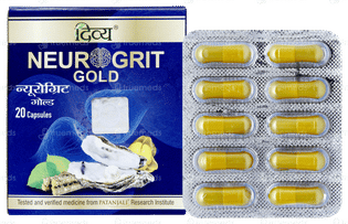 Patanjali Divya Neurogrit Gold Capsule 20 - Uses, Side Effects, Dosage, Price | Truemeds