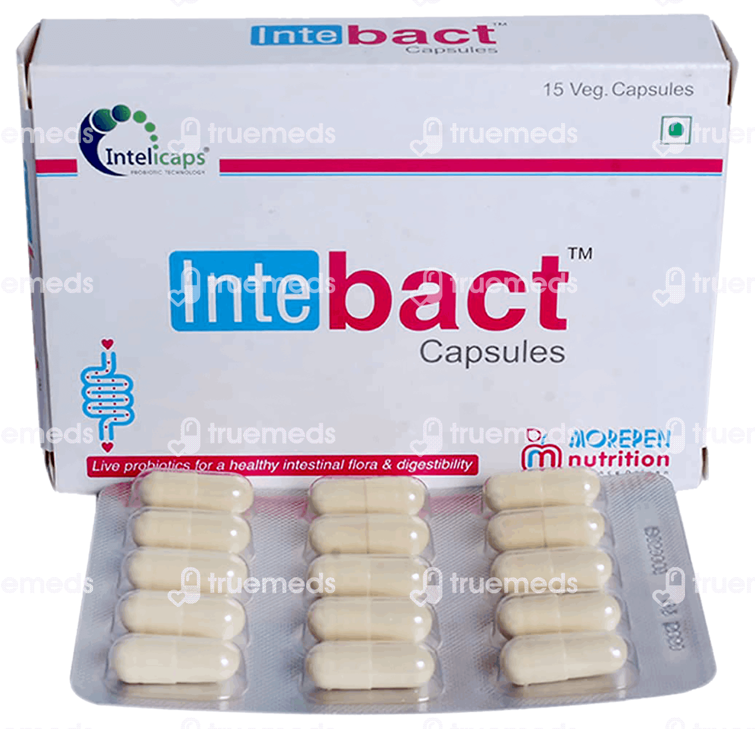 Intebact Capsule 15 - Uses, Side Effects, Dosage, Price | Truemeds