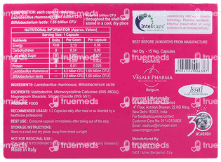 Intebact Capsule 15 - Uses, Side Effects, Dosage, Price | Truemeds