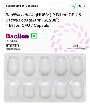 Bacilon Capsule 10 - Uses, Side Effects, Dosage, Price | Truemeds