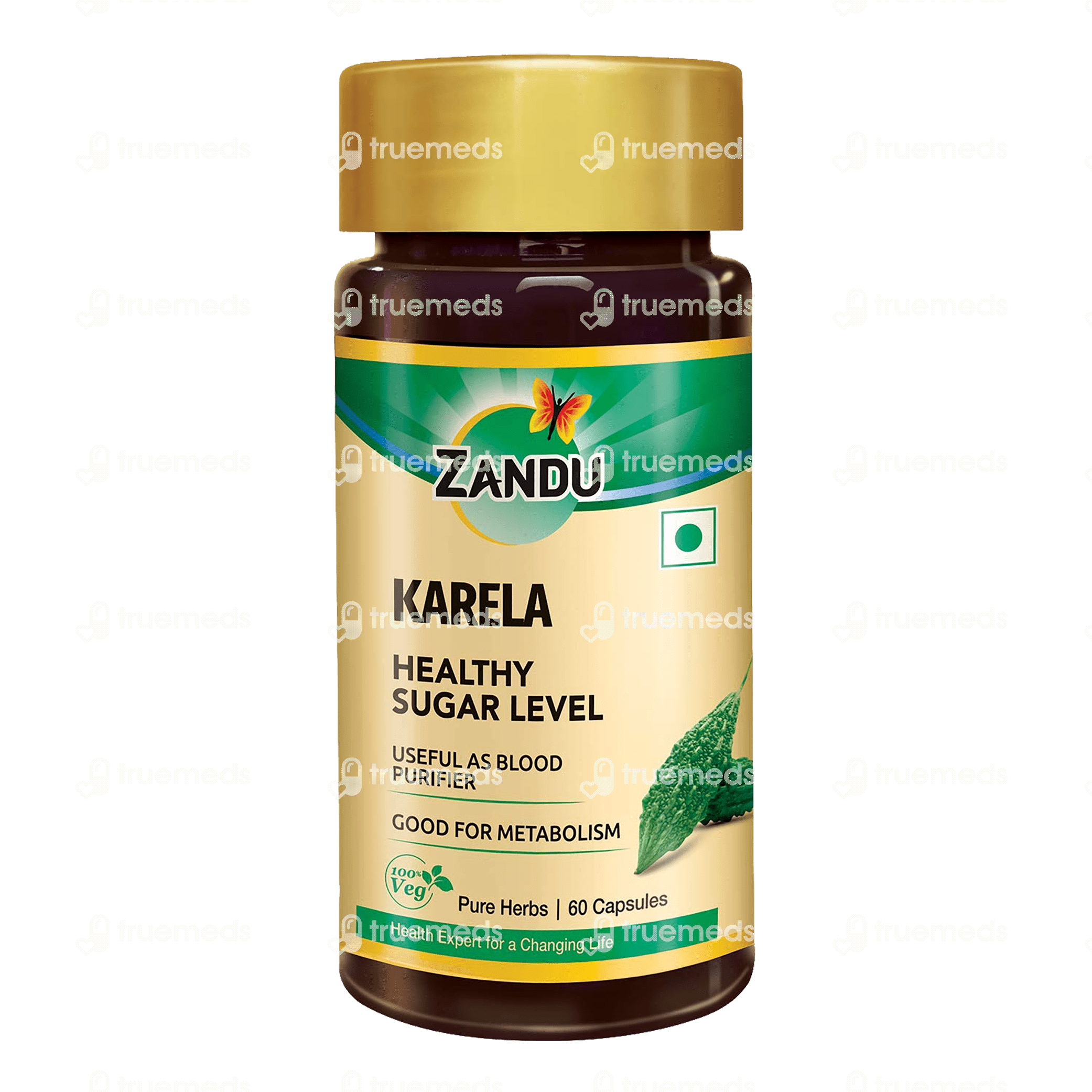 Zandu Karela Capsule 60 - Uses, Side Effects, Dosage, Price | Truemeds