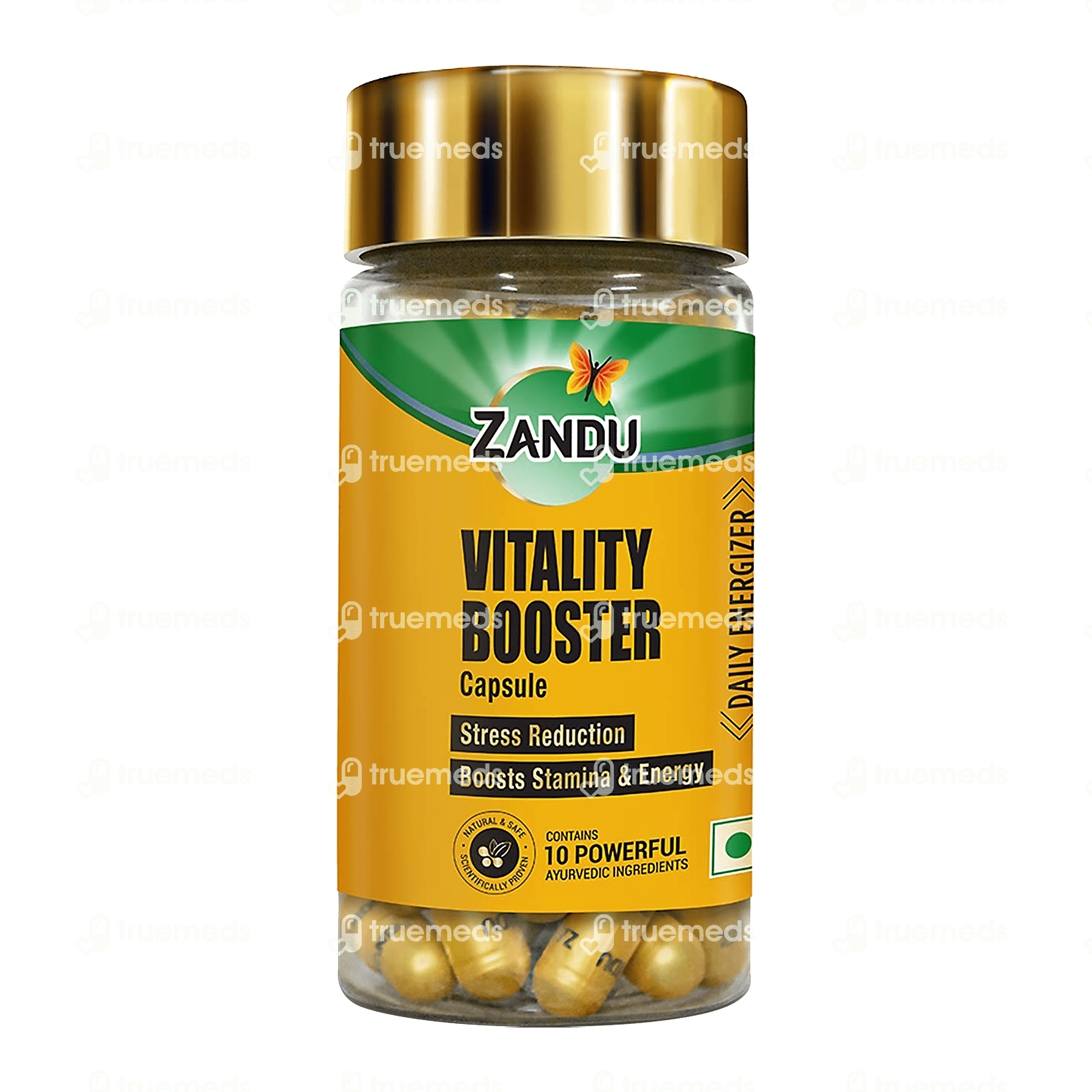 Zandu Vitality Booster Capsule 60 - Uses, Side Effects, Dosage, Price | Truemeds