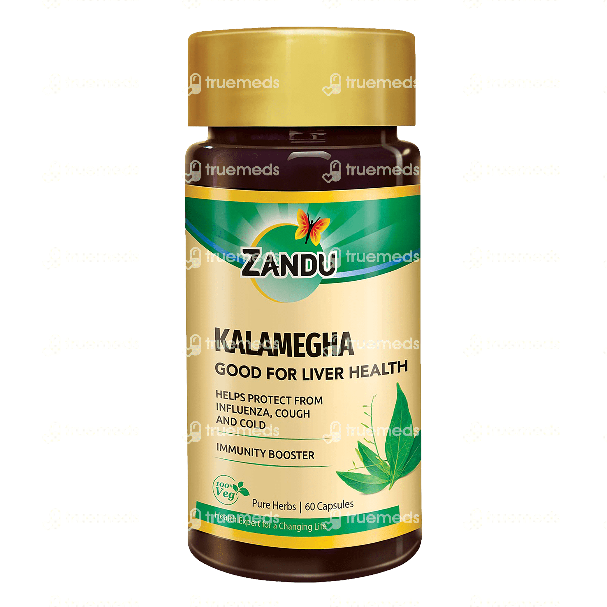 Zandu Kalamegha Capsule 60 - Uses, Side Effects, Dosage, Price | Truemeds