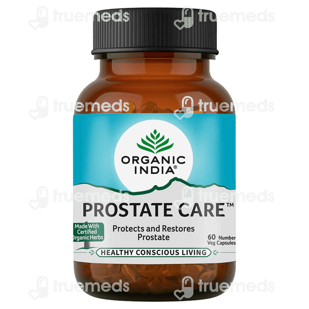 Organic India Prostate Care Capsule 60 - Uses, Side Effects, Dosage ...