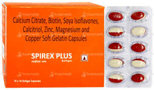 Spirex Plus Capsule 10 - Uses, Side Effects, Dosage, Price | Truemeds