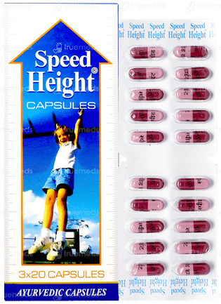 Speed Height Capsule 20 - Uses, Side Effects, Dosage, Price | Truemeds