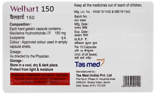 Welhart 150 Capsule 10 - Uses, Side Effects, Dosage, Price | Truemeds