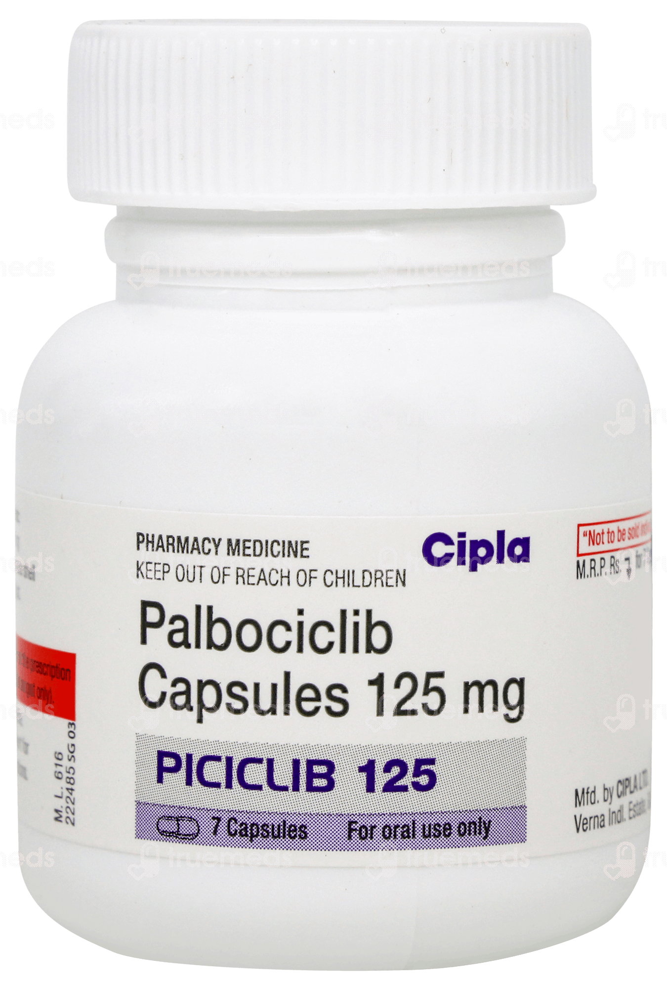 Piciclib 125 Mg Capsule 7 - Uses, Side Effects, Dosage, Price | Truemeds