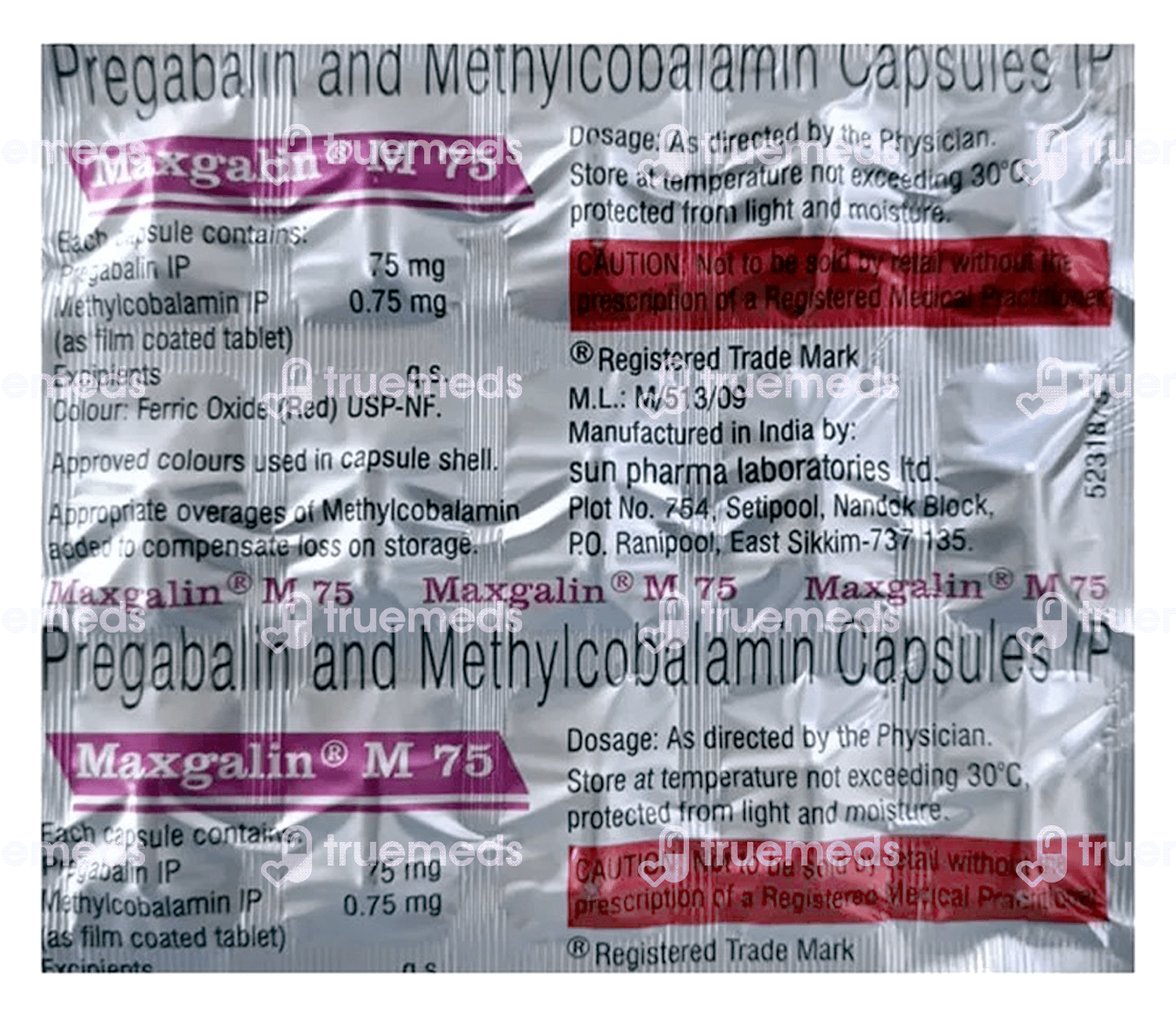 Maxgalin M 75 Capsule 15: Uses, Side Effects, Price & Substitutes