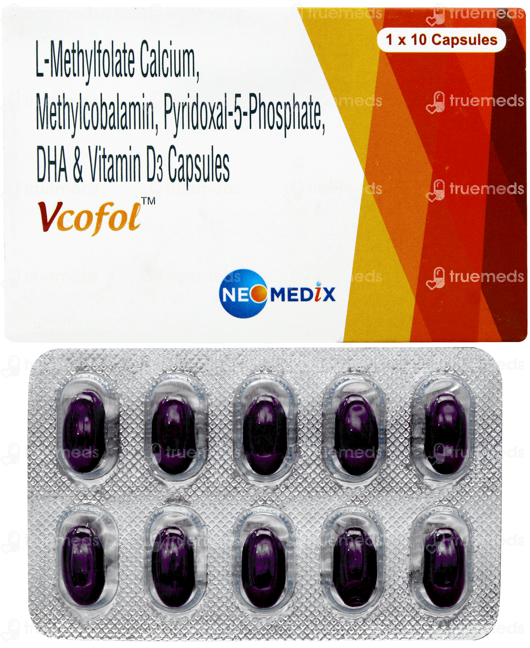 Vcofol Capsule 10 - Uses, Side Effects, Dosage, Price | Truemeds